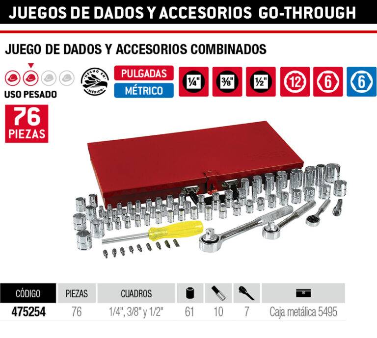URREA JUEGO DADOS 5447PA – FERREMAX